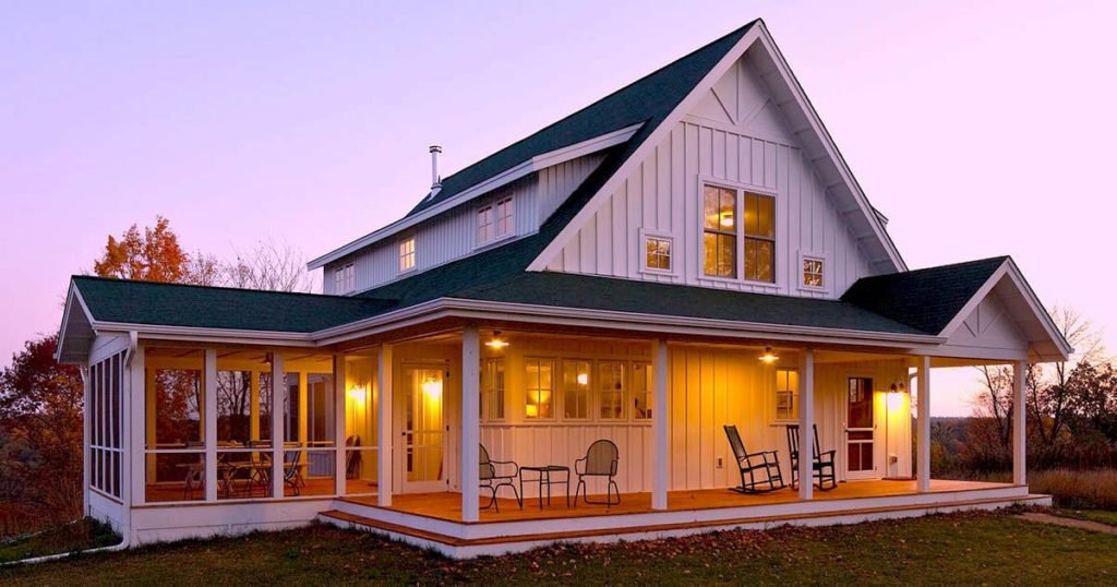 Farmhouse has a dream-like porch, but it's nothing compared to the ...